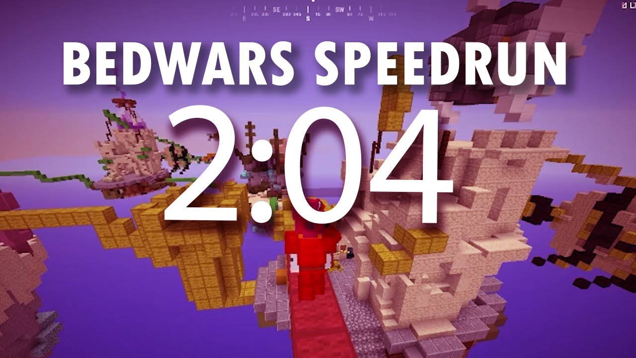 [2:04] Bedwars speedrun | 4v4v4v4 with party - YouTube