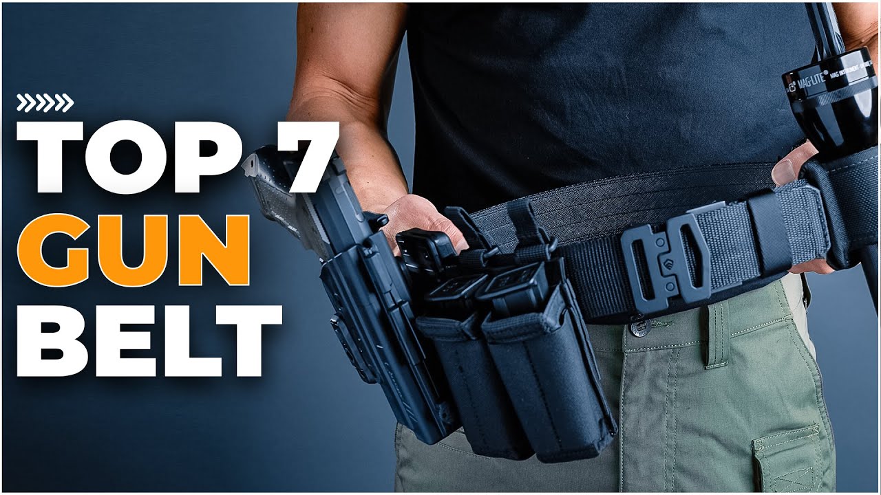 Top 7 Best Gun Belts for Range, Shooting And Survival Use - YouTube