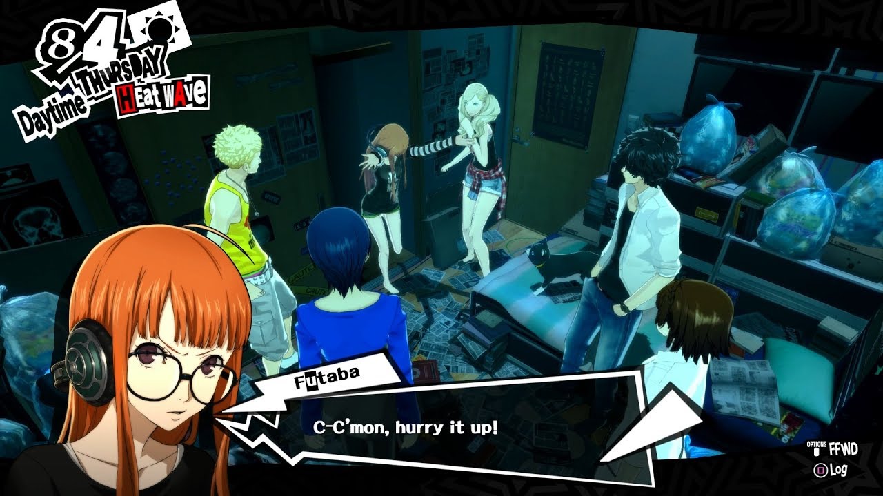 Persona 5 - Entering Futaba's Room and Giving her a Calling Card! HQ ...