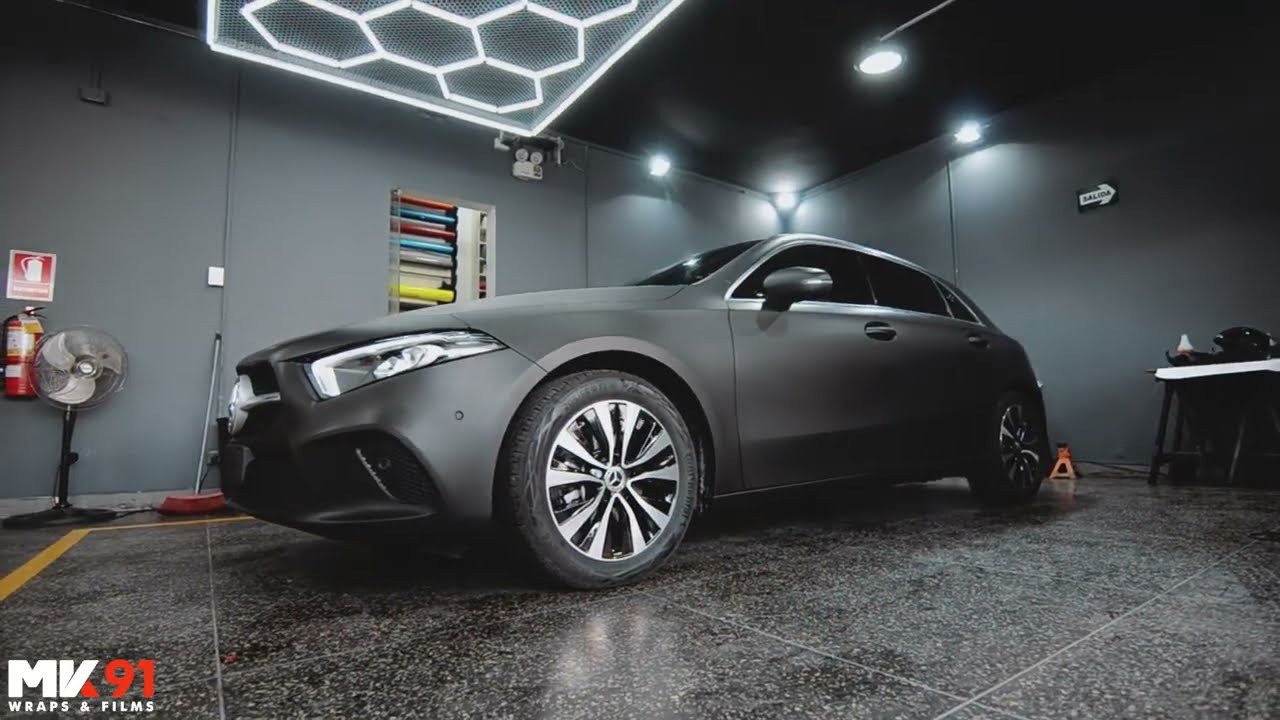 Black Matte 3M Mercedes benz A200 - MK91 - YouTube