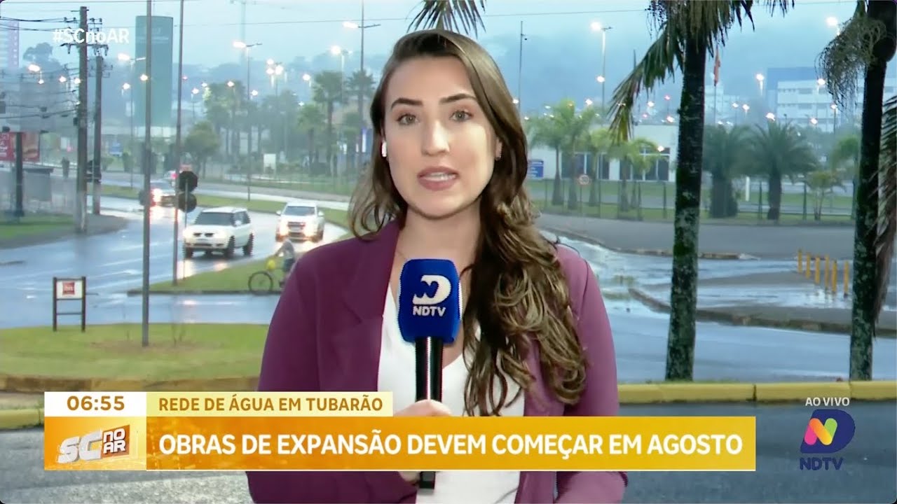 Obras de expansão na rede de água em Tubarão devem começar ainda neste ...