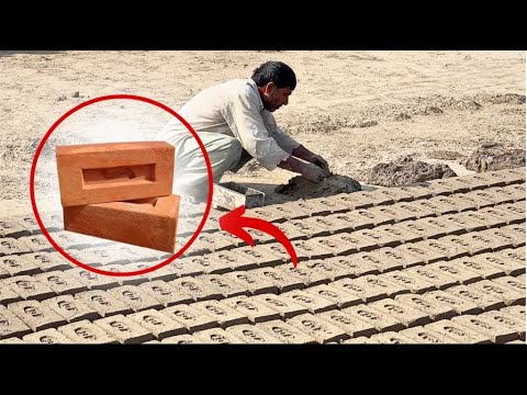 How Millions of BRICKS are Made with Amazing Handmade Technology | Mass ...