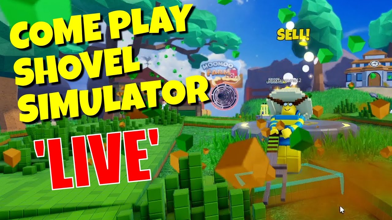 LET'S PLAY SHOVEL SIMULATOR (Maybe BEE SWARM LATER) - YouTube