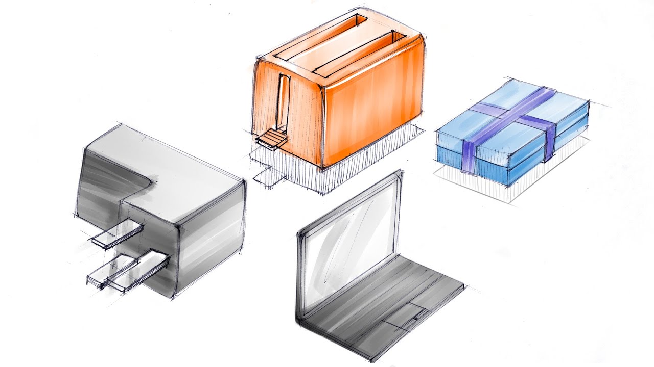 How to draw simple cuboid products | Tutorial 4 - YouTube