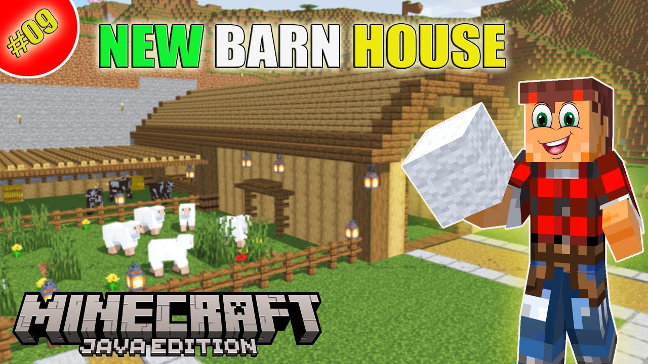 Making My First Barn house | Minecraft Java Edition | Gameplay Jurri ...