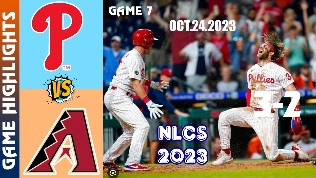 Phillies vs. D-Backs [NLCS] (OCT.24.23) {6+7th INNINGS} Game_7 ...