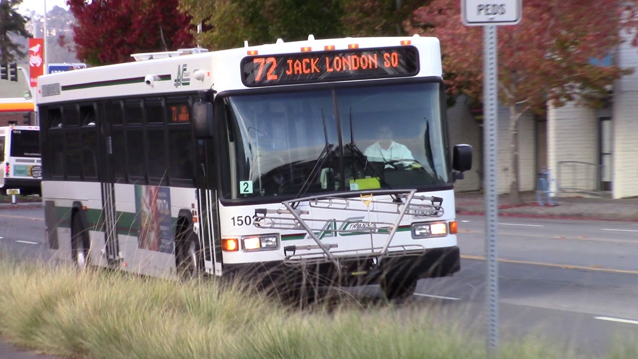 AC Transit - Gillig Advantage Route 72M #1513 & Route 72 #1502 - YouTube