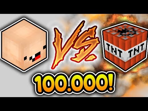 100,000 TNT VS BEBEK VS MİNECRAFT