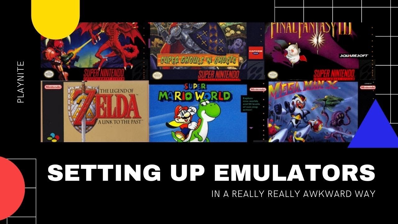 Various emulators set up through Playnite - YouTube