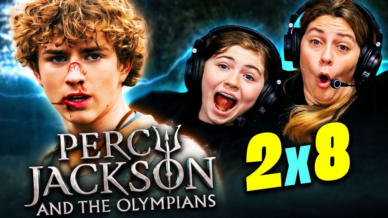 PERCY JACKSON AND THE OLYMPIANS EPISODE 2x8 REACTION! WHAT A SEASON 2 ...