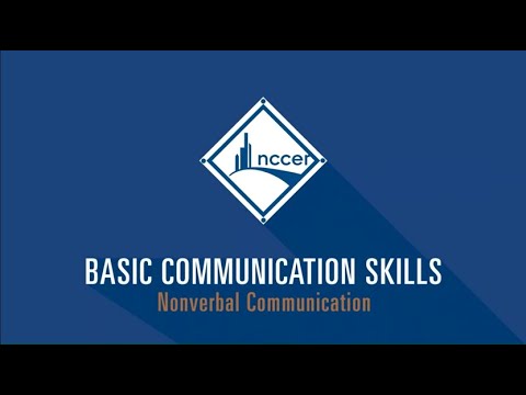 NCCER Core Module 7 Nonverbal Communication - YouTube