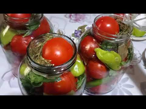 Pomidor turşusunun hazırlanması / Domates turşusu tarifi / Солёные помидоры
