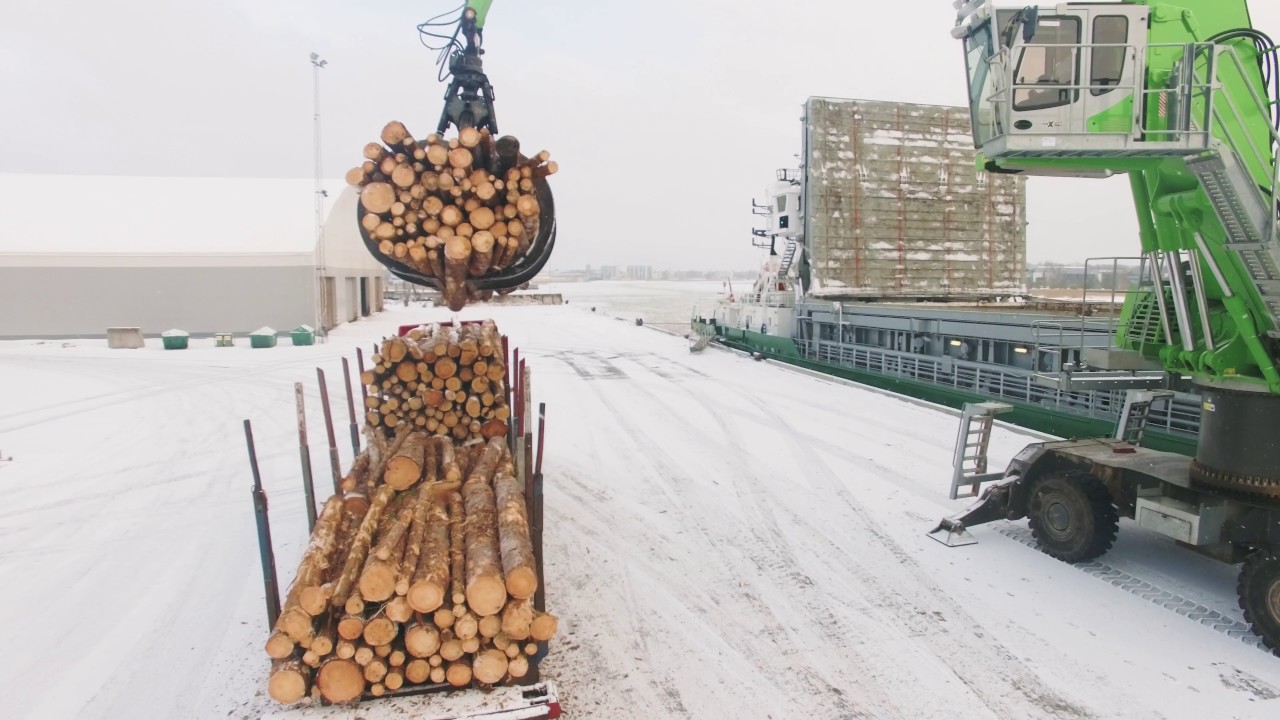 Sennebogen 860M E-series - YouTube