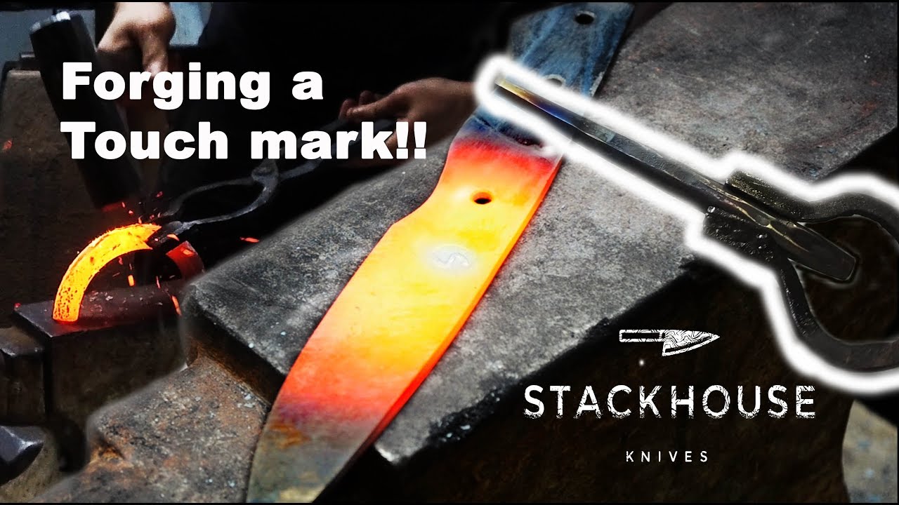 Forging a touchmark!! - YouTube
