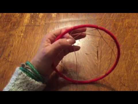 Dream Catcher Weaving Tutorial l - YouTube