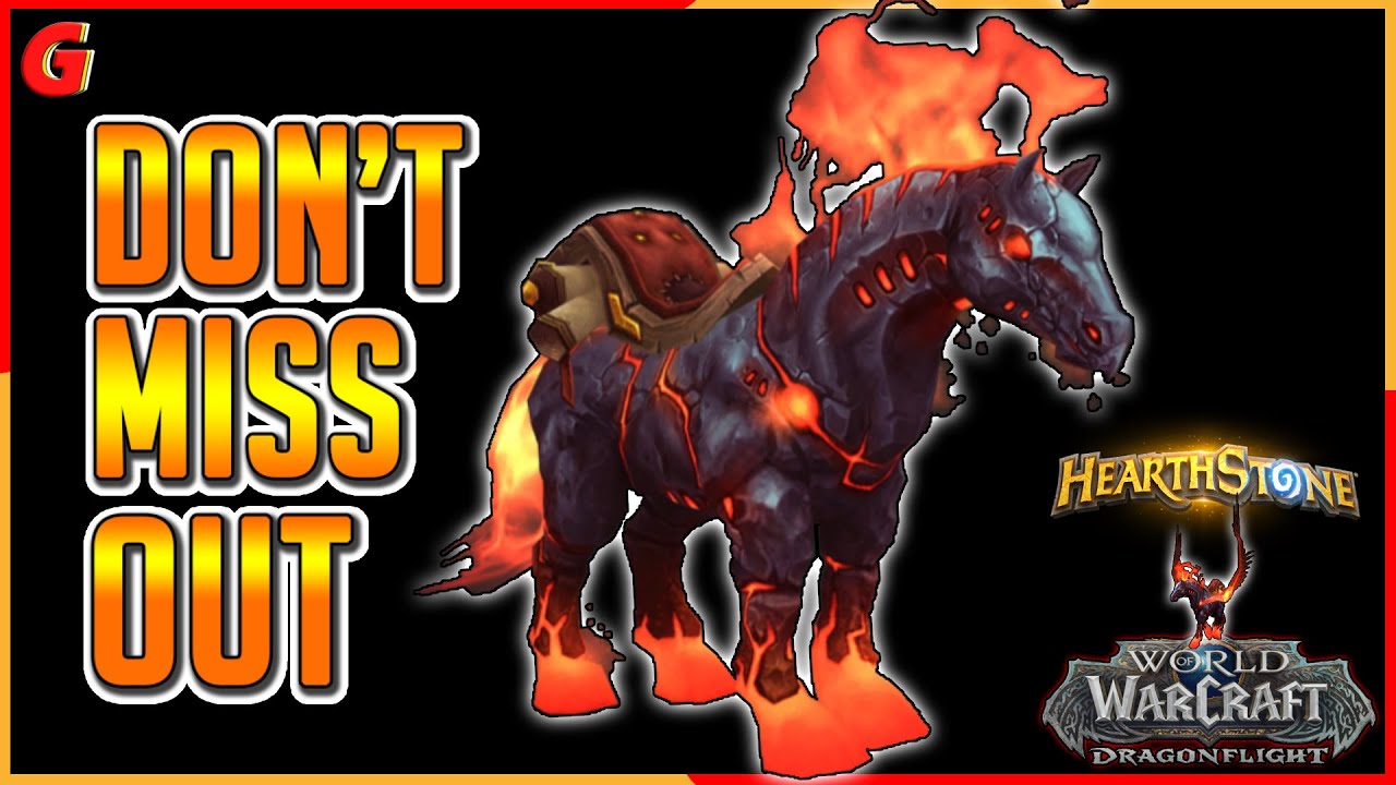 DON'T Miss This Fiery Hearthsteed Mount 🔥- World of Warcraft - YouTube