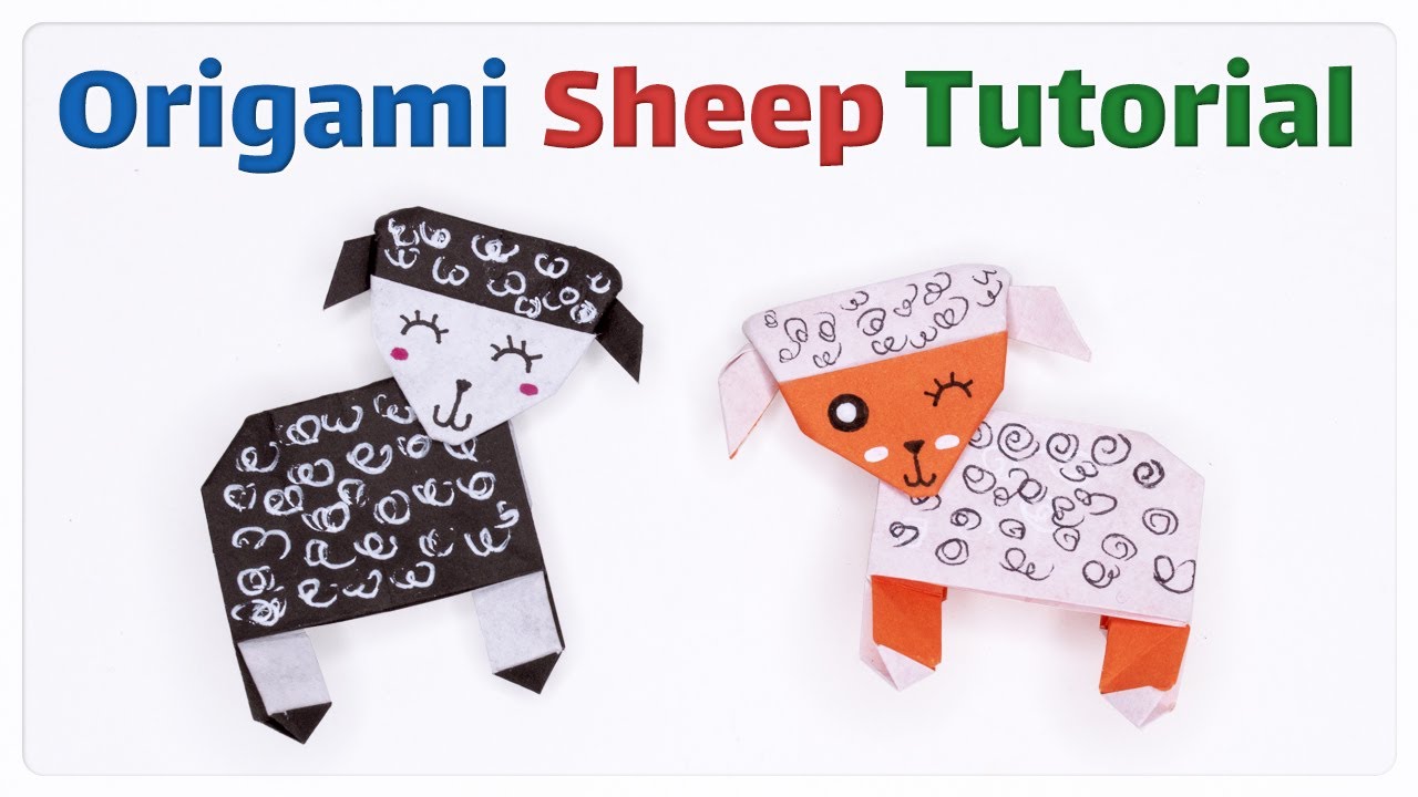 Origami Sheep Tutorial - YouTube