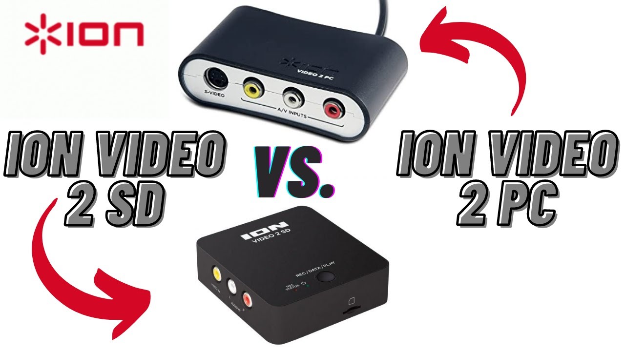 Comparing The Ion Video 2 PC VS. The Ion Video 2 SD - YouTube