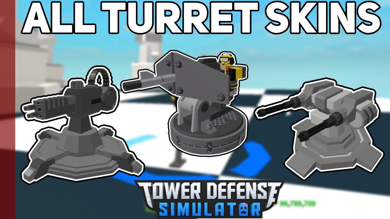 All Turret Skins | Tower Defense Simulator - YouTube