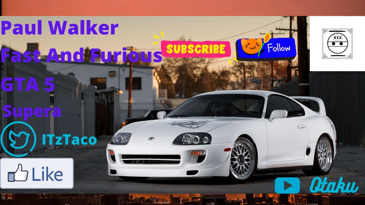 Fast & FURlOUS Supra Paul Walker Tribute Car GTA 5 ONLINE ( JESTER ...