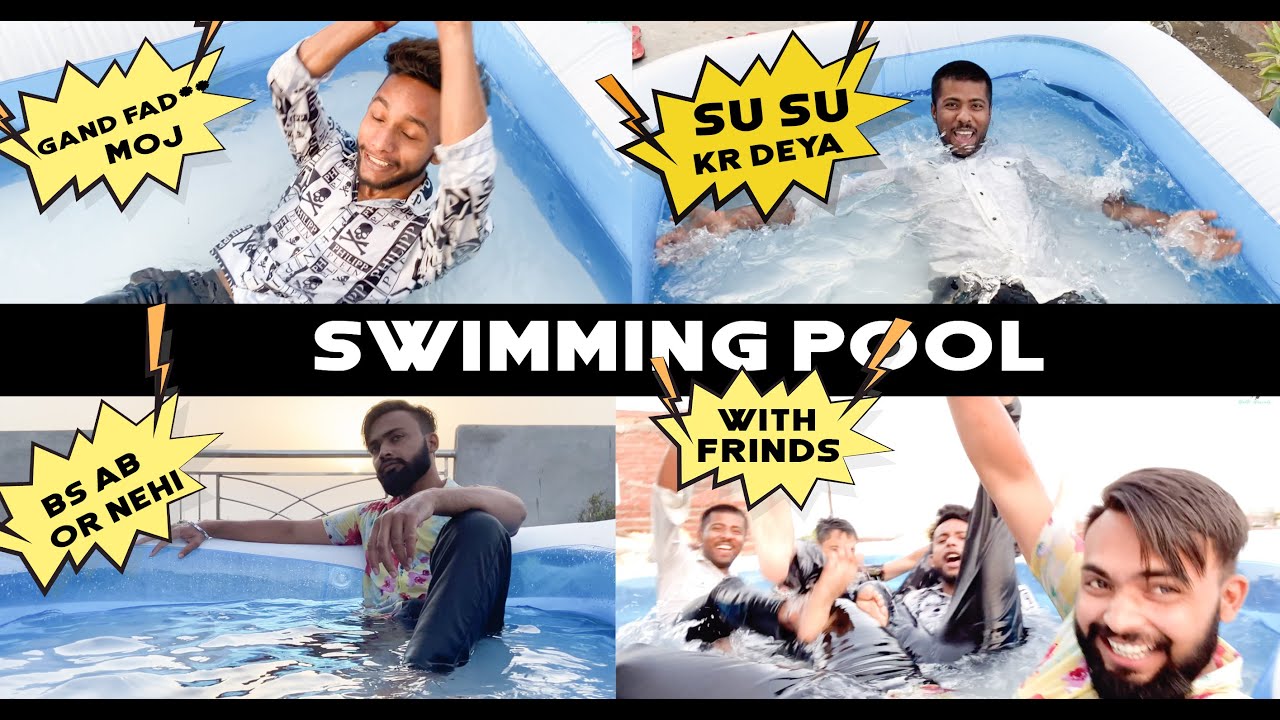 Summer Private water pool in lockdown | My Biggest Inflatable Swimming ...