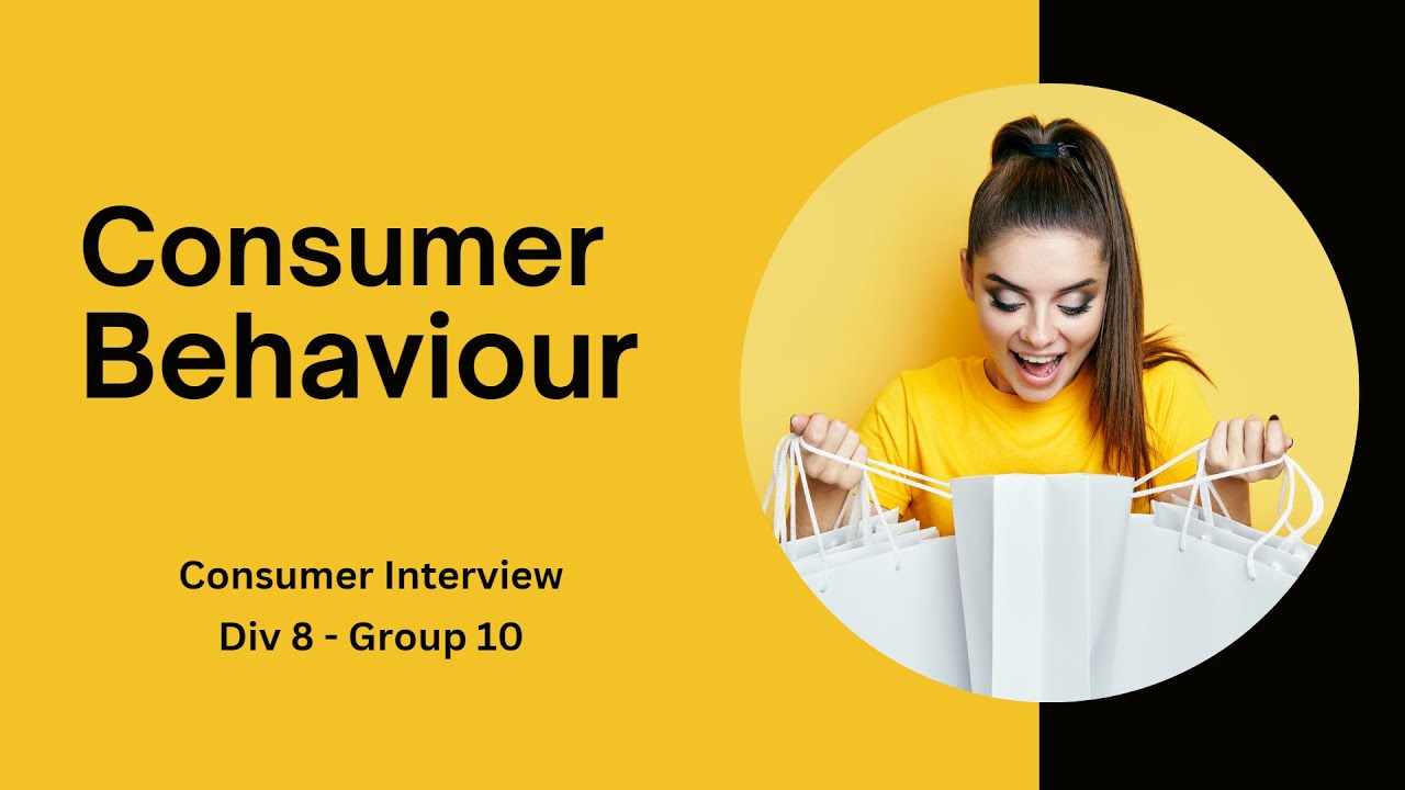Consumer Interview | Consumer Behaviour - YouTube