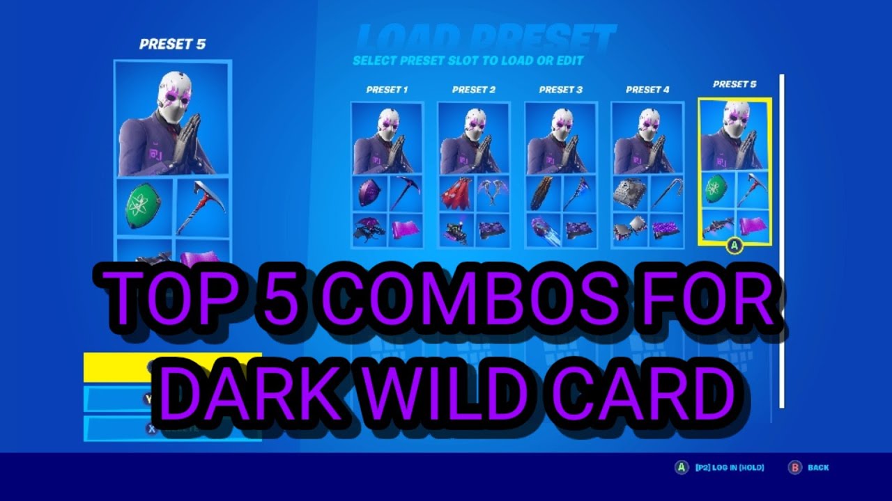 Top 5 Best Combos For DARK WILD CARD #FAZE5 - YouTube