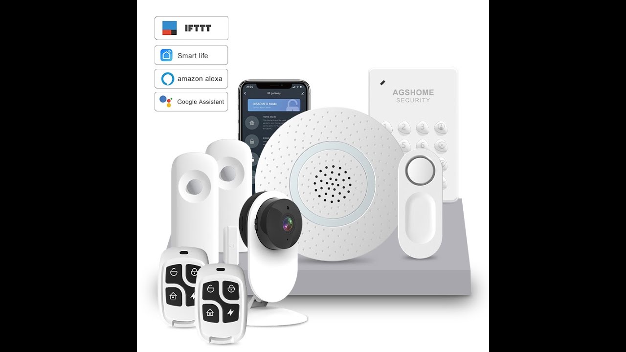 DP W2 smart Home Security Kit - YouTube