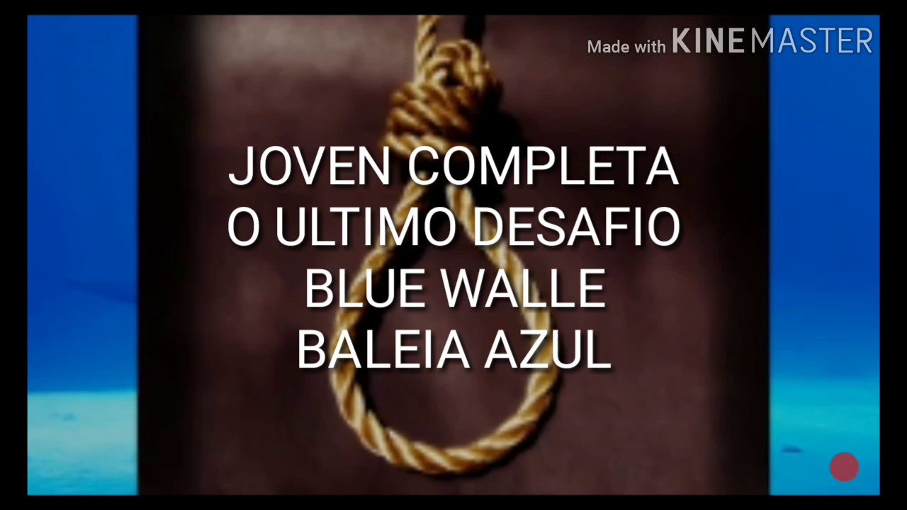 Joven completa último desafio baleia azul - YouTube