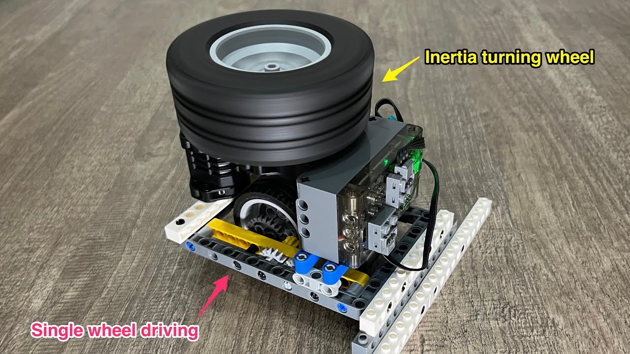 How to make a LEGO Gyroscope Inertia Turning Vehicle - YouTube