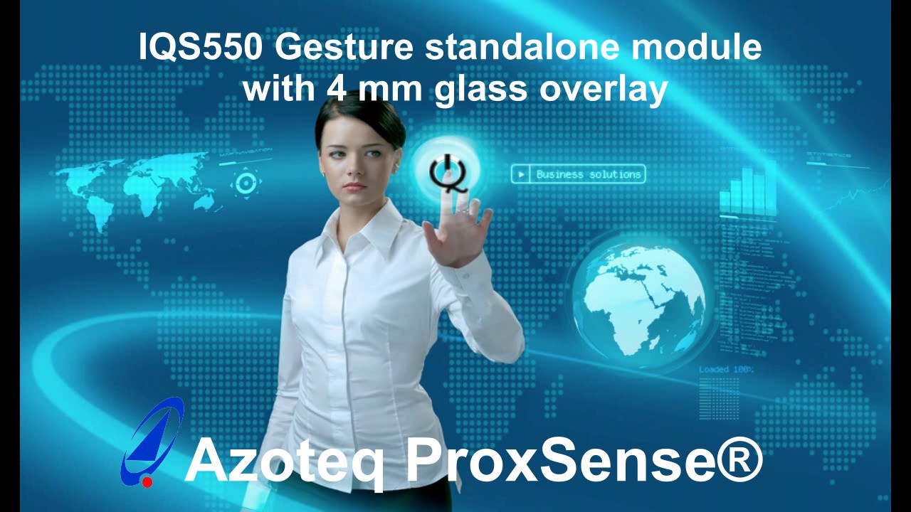 Azoteq's IQS550 Gesture standalone module - YouTube