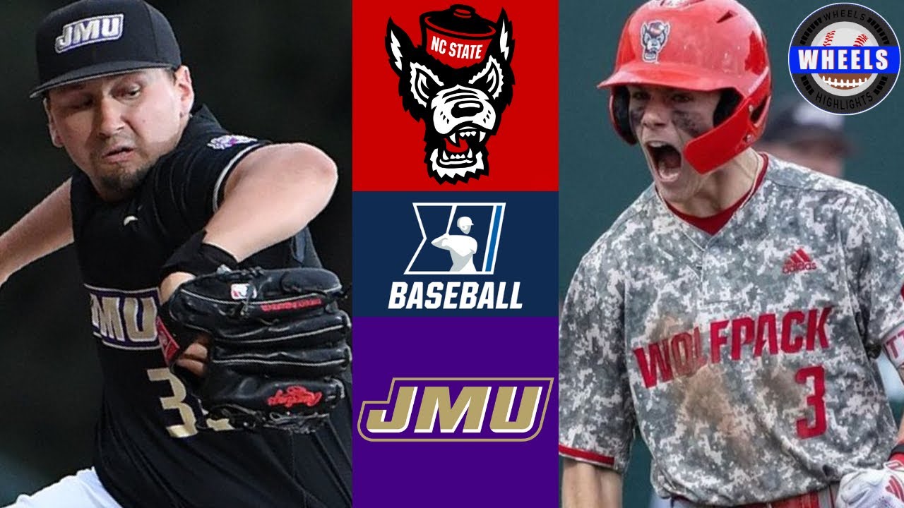 #10 NC State vs James Madison | Regional Final | 2024 College Baseball ...