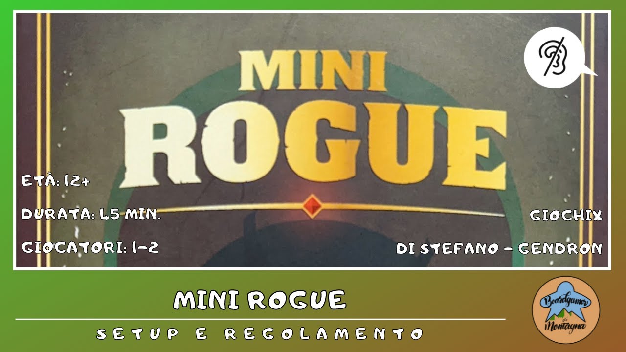 Mini Rogue - setup e regolamento in italiano (tutorial) [SUB ITA] - YouTube