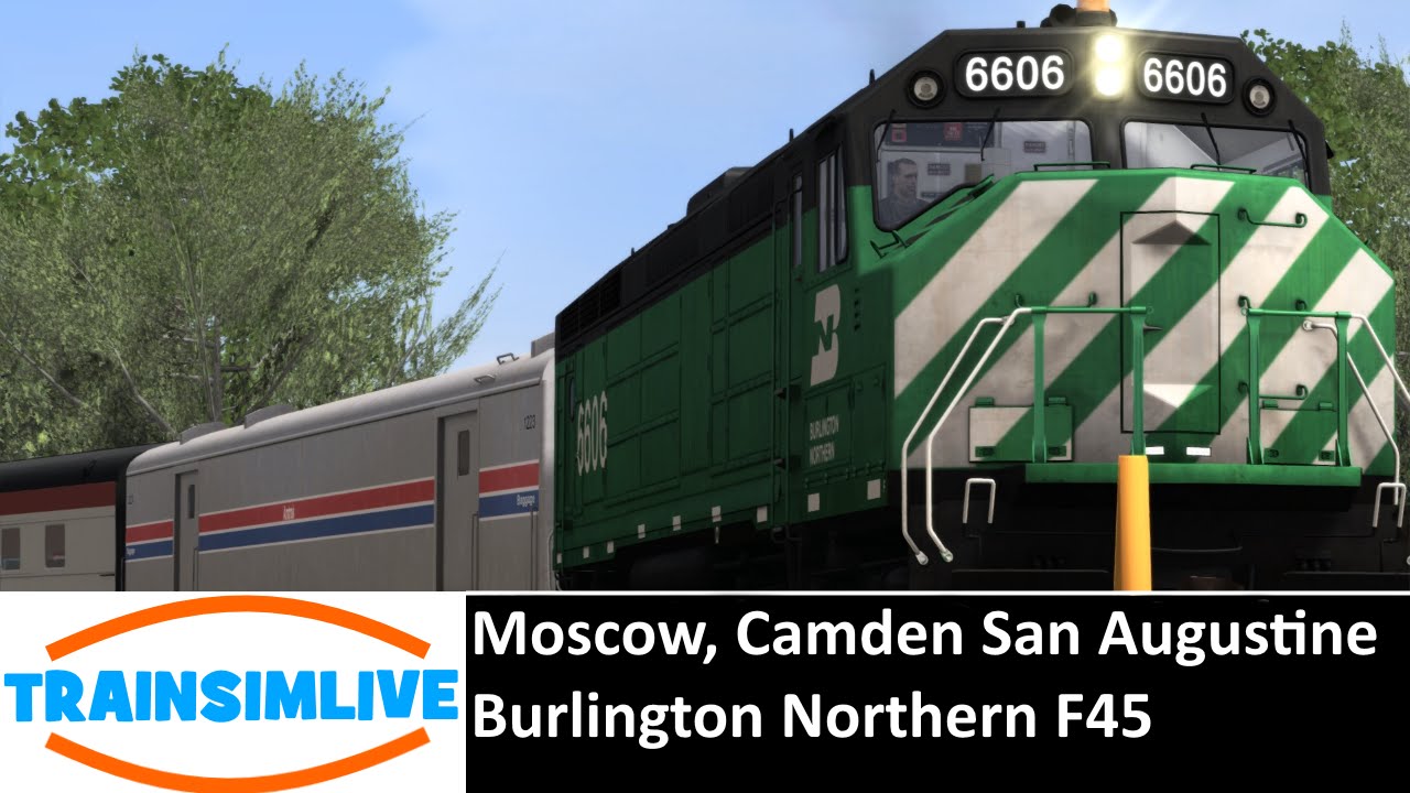 Train Simulator 2015 - Moscow, Camden and San Augsutine, BN F45 - YouTube