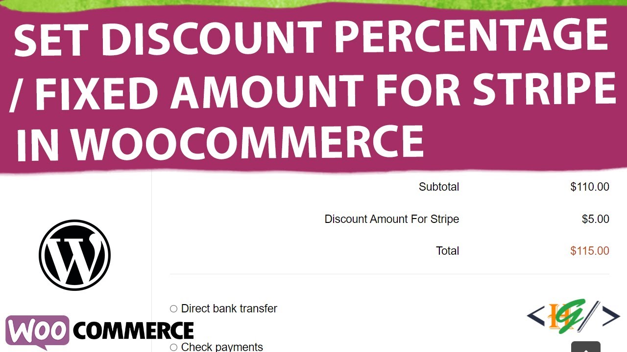 How to Set Discount in Percentage / Fixed Price For Stripe Payment ...