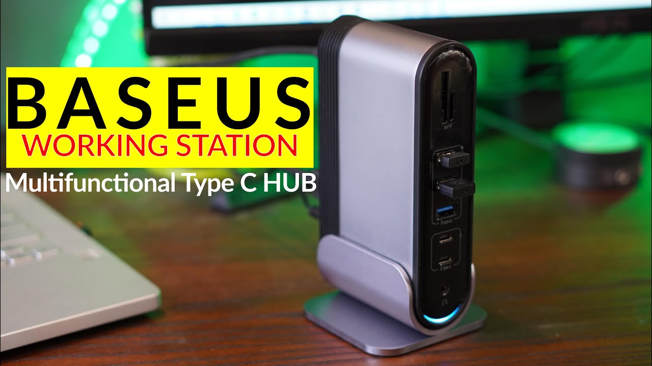 BASEUS Working Station USB C Hub - ASMR UNBOXING PHILIPPINES - YouTube
