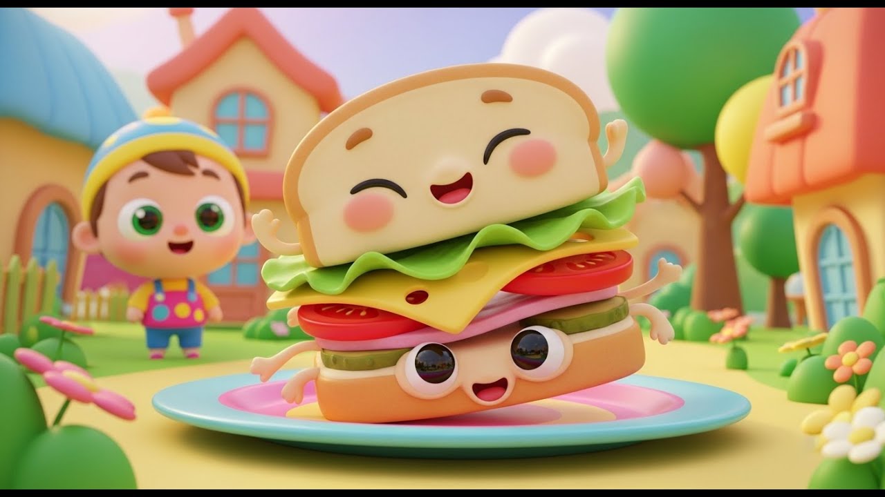 My Sandwich Started to Dance | Best Nursery Rhymes and Kids Songs ...