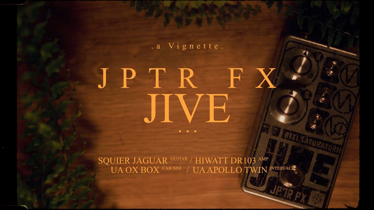 Vintage Reel Sounds in a small package- JPTR FX Jive Reel Saturator ...