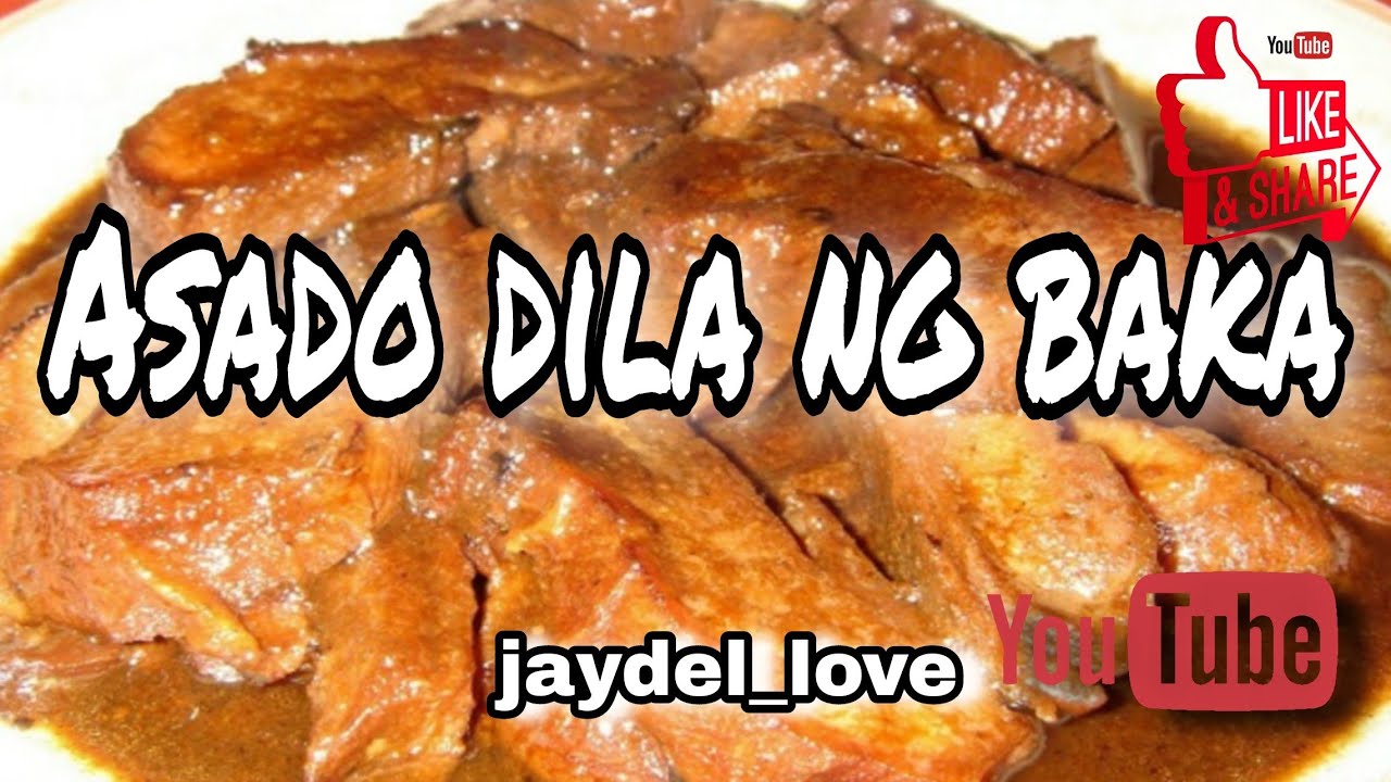 HOW TO COOK ASADONG BAKA (DILA) - YouTube