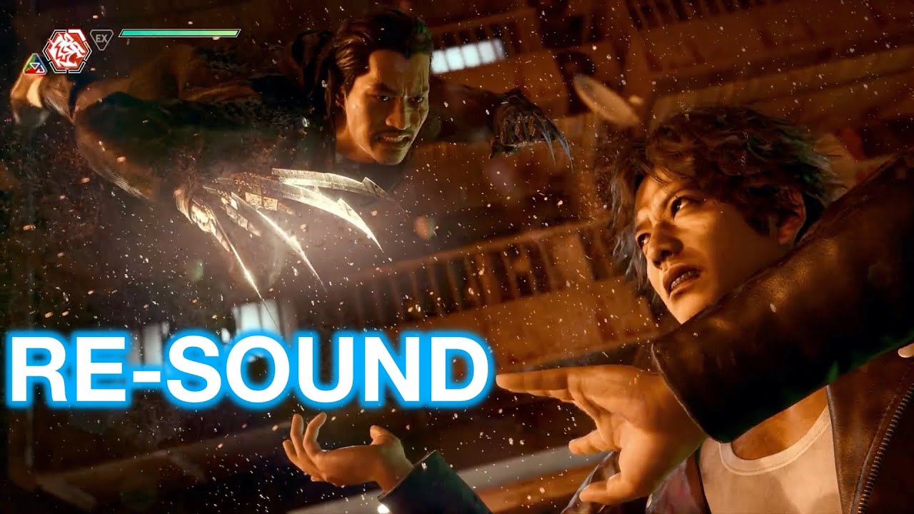 Lost Judgment - Yagami VS Tesso Cutscene [RE-SOUND] - YouTube