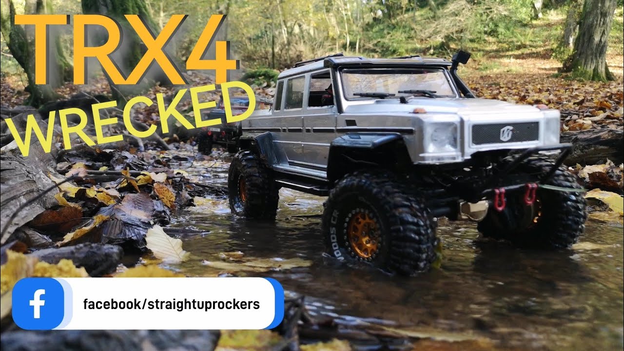 Traxxas Trx4 goes through HELL. RC ROCK CRAWLING - YouTube