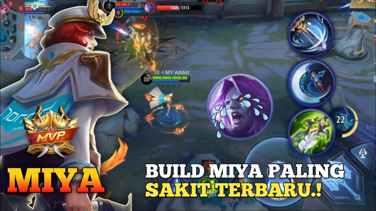 Build Miya Paling Sakit Terbaru Pakai BOD - BUILD TOP 1 GLOBAL MIYA ~ MLBB - YouTube