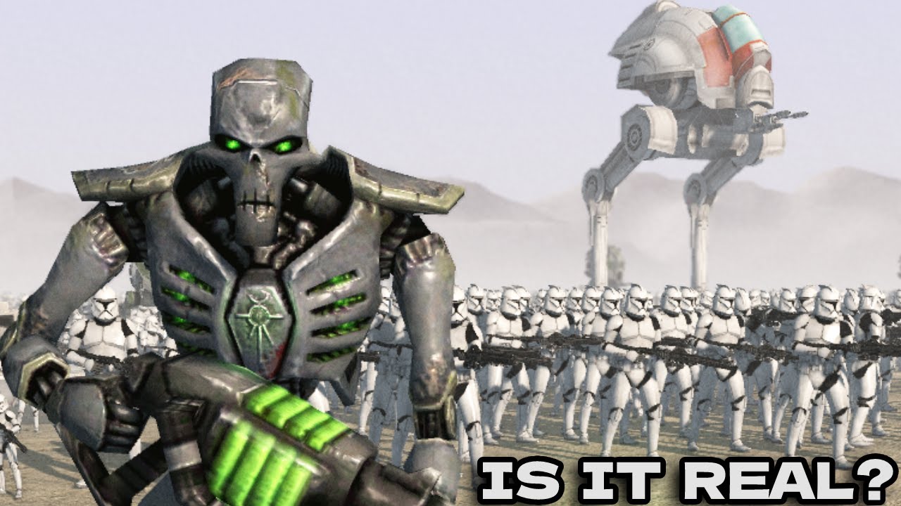 20 Necrons (Warhammer 40K) vs 1000 Clones (Star Wars) - Cinematic ...