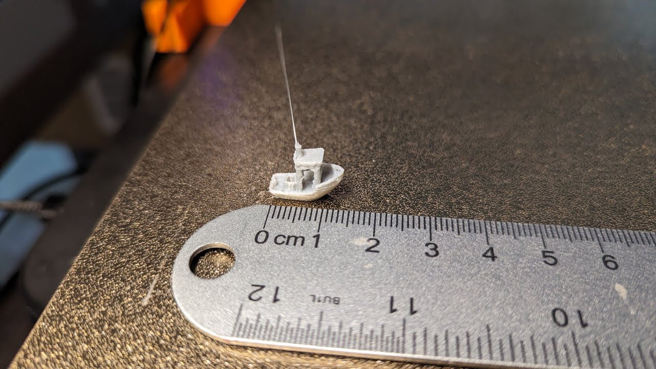 1/4 scale benchy printed with Auto Z-Offset on Klipper - YouTube