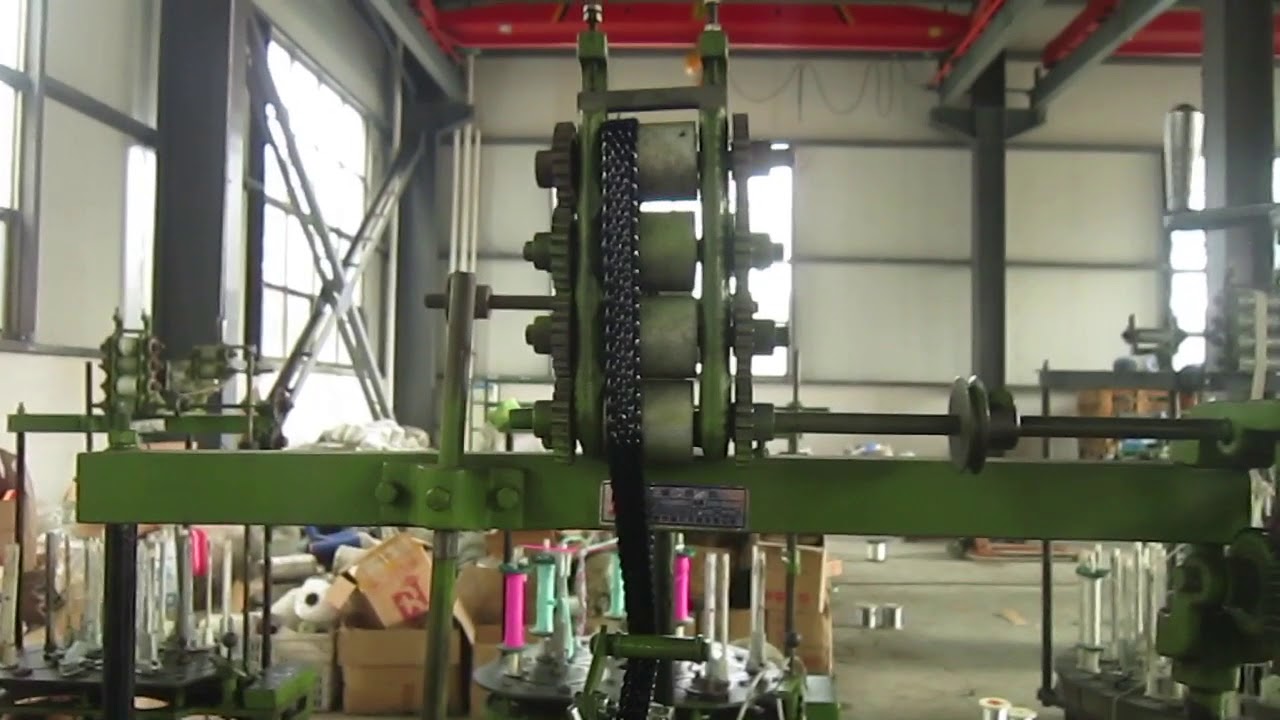 7 Spindle belt machine - YouTube