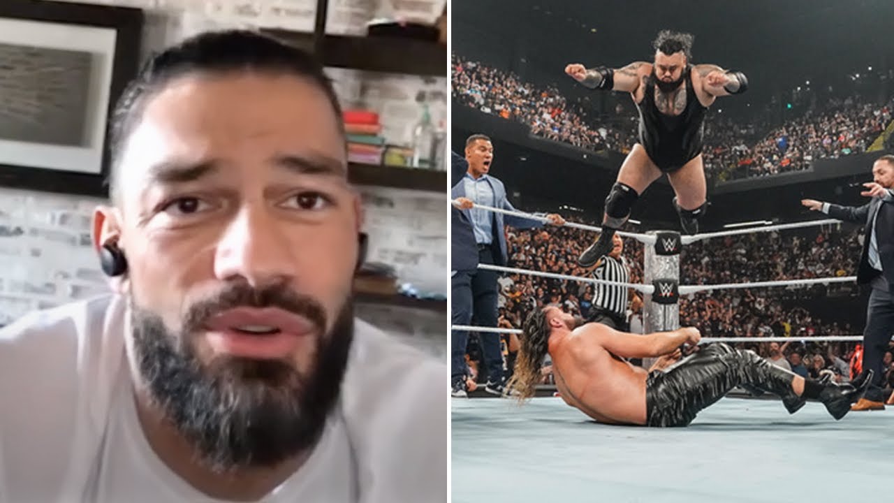 Roman Reigns REACTS to Seth Rollins Being INJURED After Bronson Reed's ...