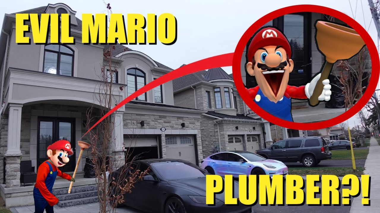 IF YOU EVER SEE EVIL MARIO DISGUISED AS PLUMBER AT STROMEDY'S HOUSE ...