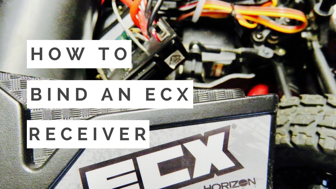 How To Bind An ECX Receiver And Transmitter - YouTube