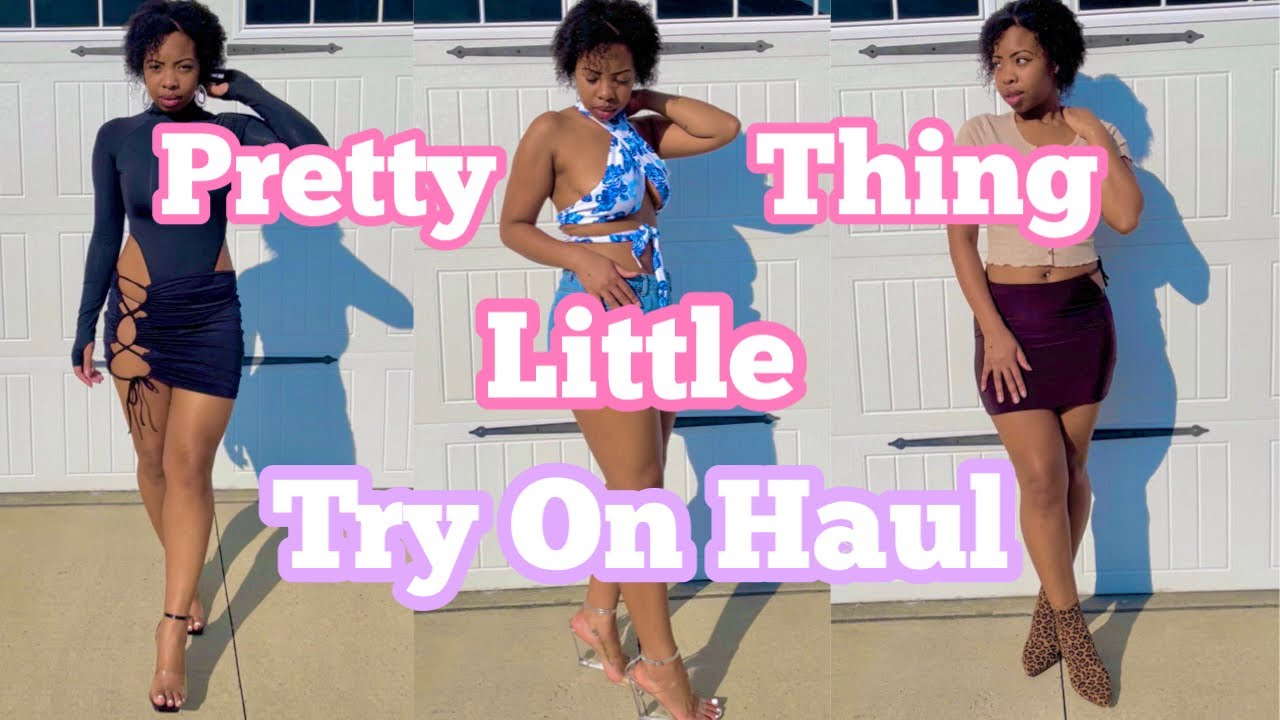 Pretty Little Thing End of Summer Try On Haul - YouTube
