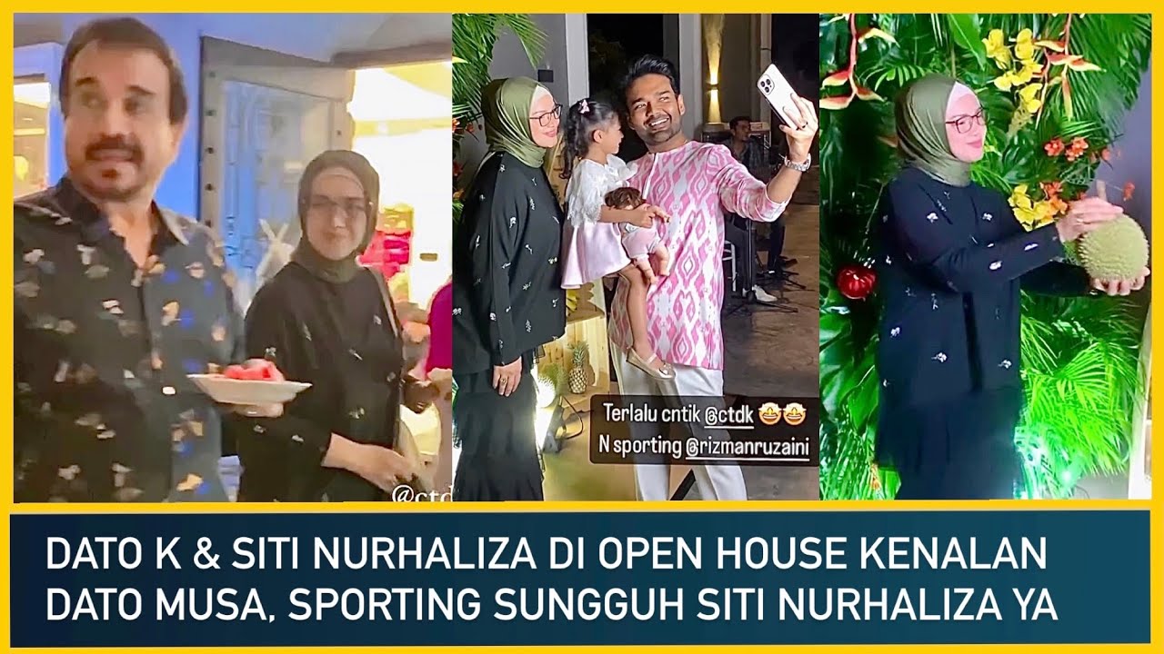 Siti Nurhaliza & Dato K di Open House Kenalan, Dato Musa - YouTube
